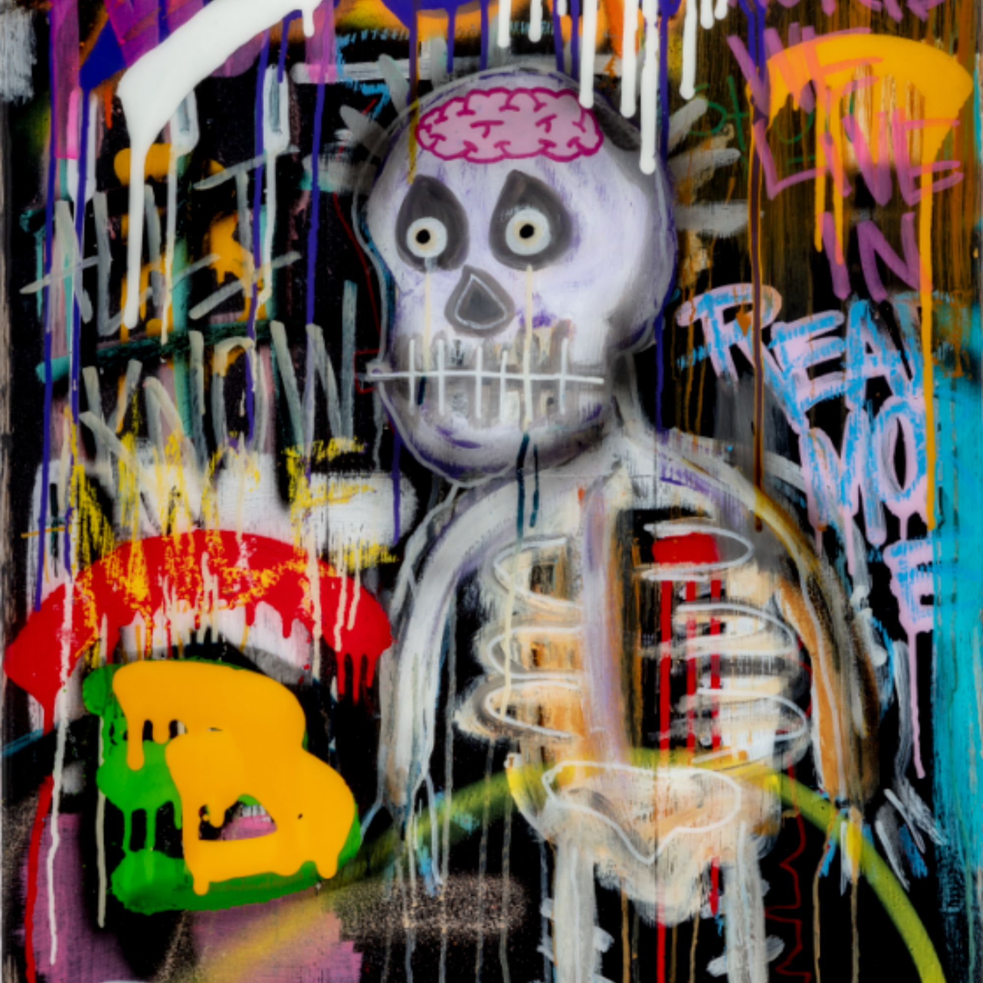 Canvas to Reality Skull Drip | Tango Hotel Collection | Winter 2020